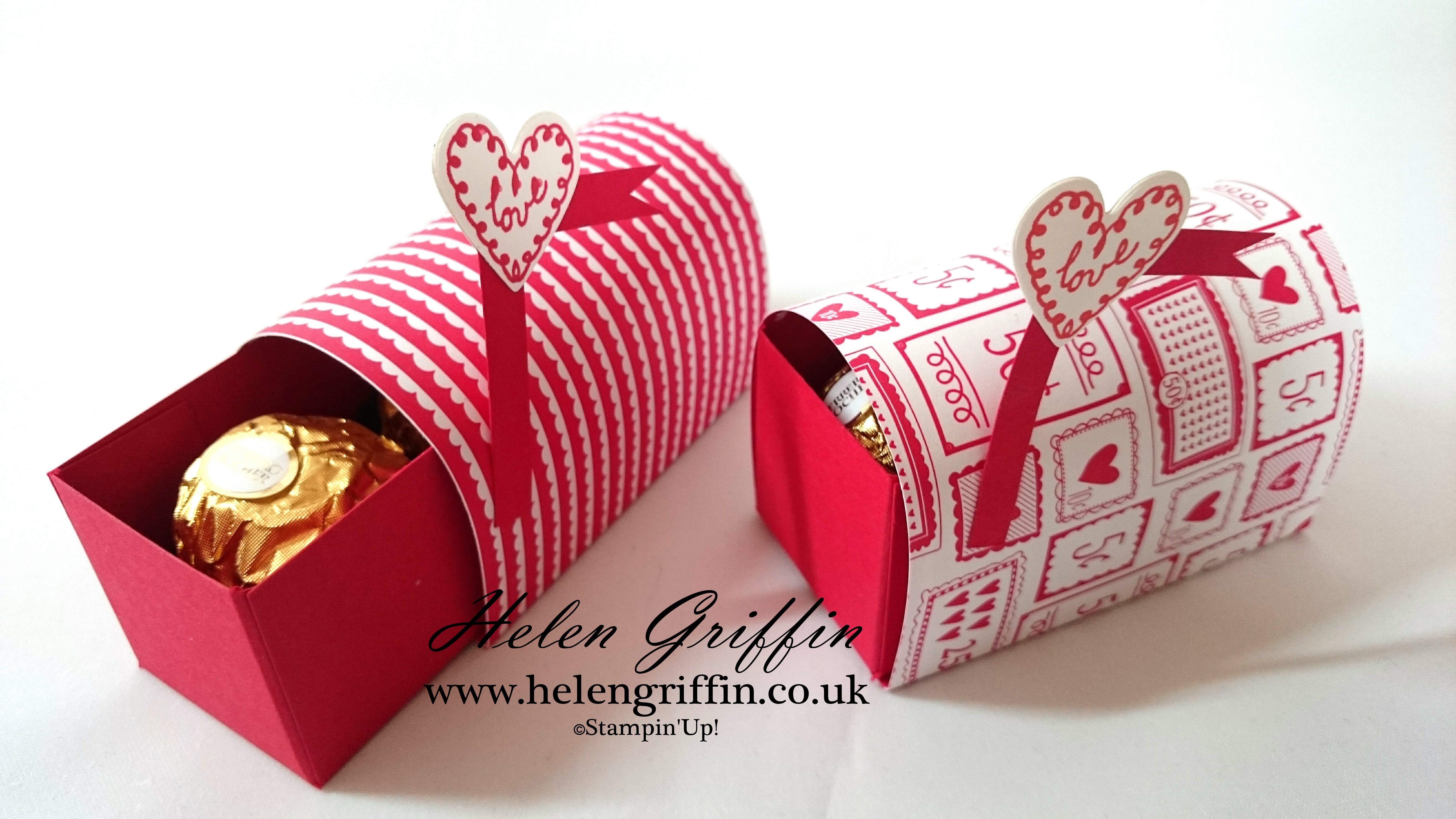 Tutorial – Ferrero Rocher Mini Valentines Post Box – Helen Griffin