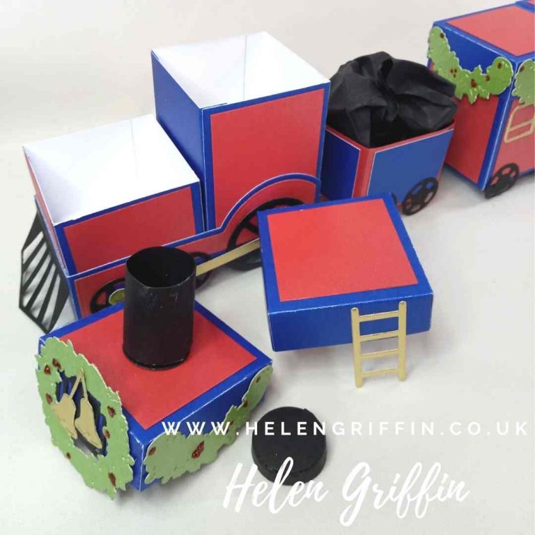 12 Days of Christmas 2020 | Festive Train Gift Box Tutorial | Day 1 ...
