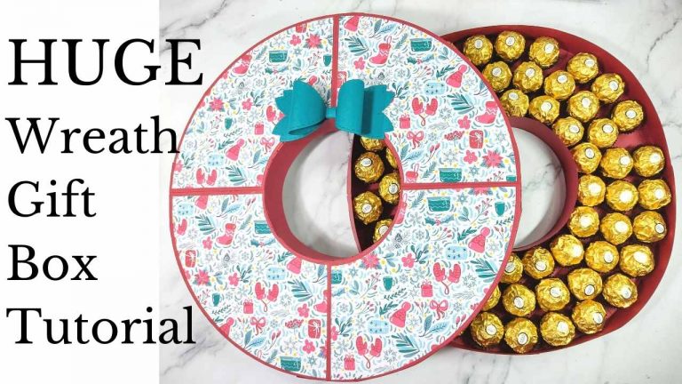 Simply Made Crafts Huge Wreath Gift Box Tutorial – Helen Griffin