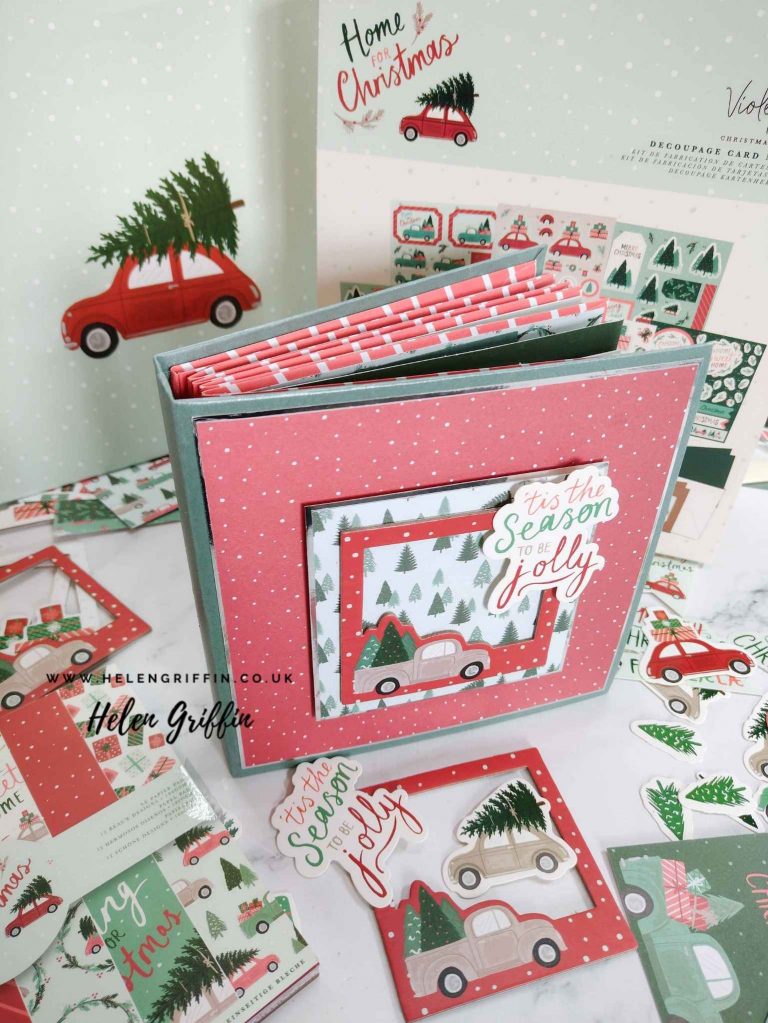 Tutorial | Home for Christmas Envelope Mini Album | Easy | No Dies ...